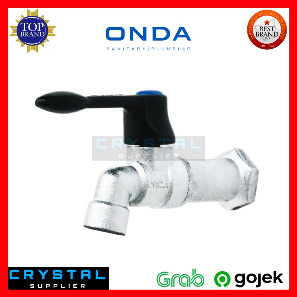 Jual KRAN ONDA BL 3/4" inch / Keran Tembok Taman Besi Air | Shopee Indonesia