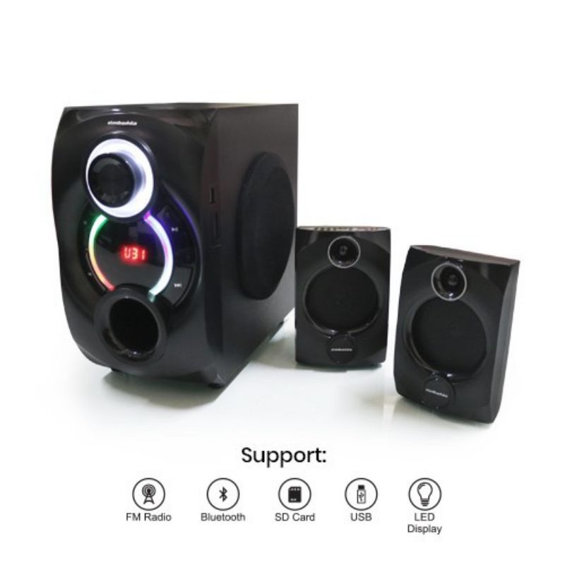 Jual Speaker Bluetooth Subwoofer Simbadda CST 7000N+ Super Bass Plus ...