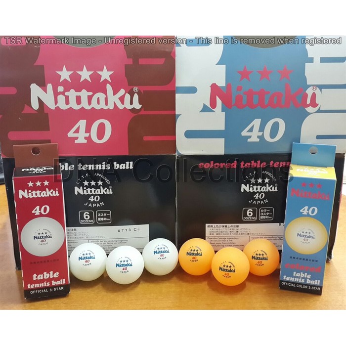 Jual Jual Bola Tenis Meja Nittaku 40 3 Star ORIGINAL JAPAN Berkualitas | Shopee Indonesia