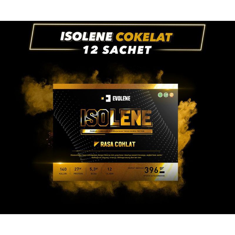 Jual ISOLENE EVOLENE 1 BOX 12sachet (Rasa Coklat) | Shopee Indonesia