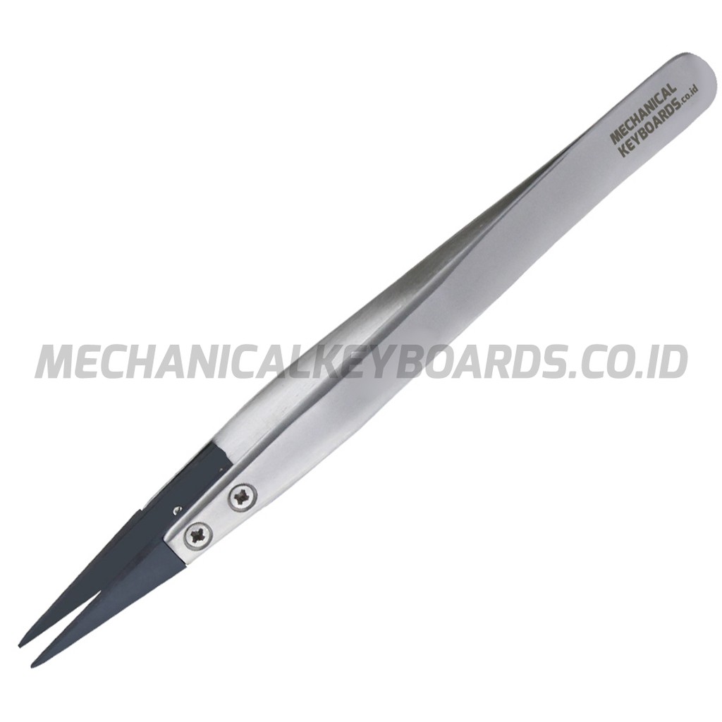 Jual MKID ESD Replaceable Straight Tip Stainless Steel Tweezers (ESD-259) | Shopee Indonesia