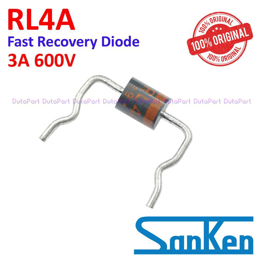 Jual RL4A 3A 600V ORIGINAL SANKEN JAPAN Fast Recovery Diode Dioda ...