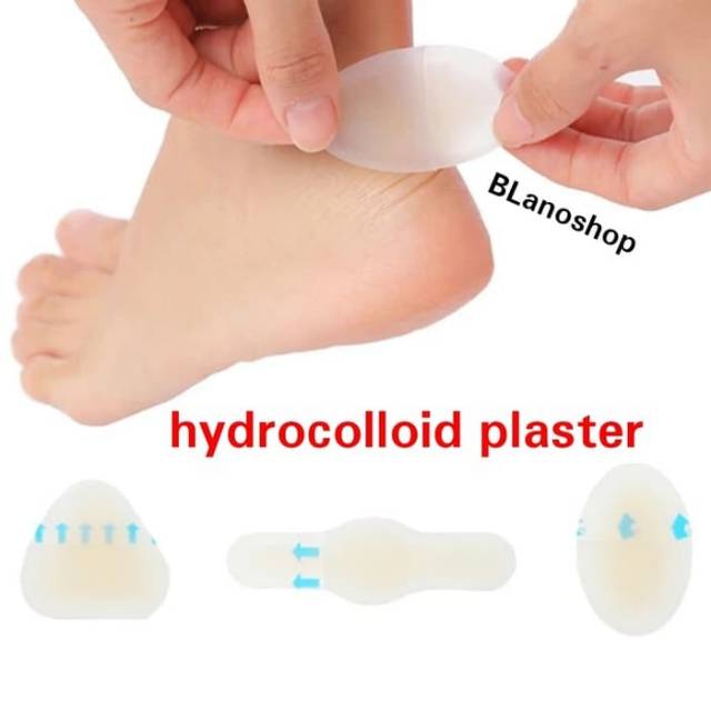 Jual Hydrocolloid Plaster Adhesive 1PC Anti Pain Wearing Heel Foot Care ...
