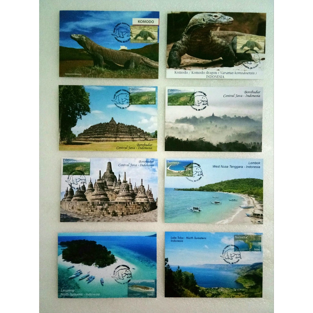 Jual MC- Maximum Cards Daerah Wisata Candi UNESCO Kartu pos kartupos ...