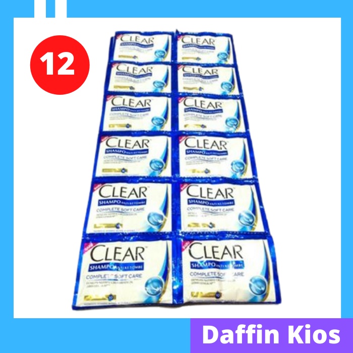 Jual Shampo Clear Sachet Renceng isi 12 Sachet | Shopee Indonesia