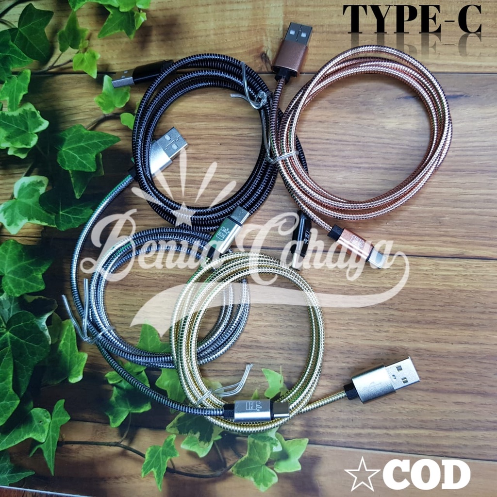 Jual KABEL DATA LAPIS BESI TYPE-C CABLE DATA LAPIS BESI AWET TAHAN LAMA ...