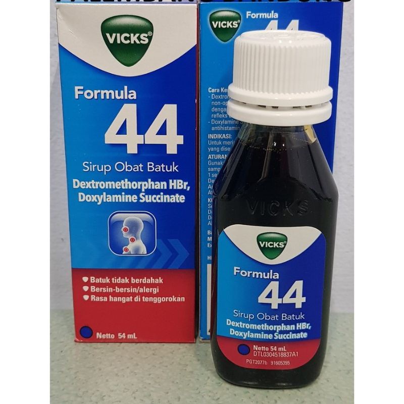 Jual Vicks formula 44 sirup obat batuk 54 ml sedang | Shopee Indonesia