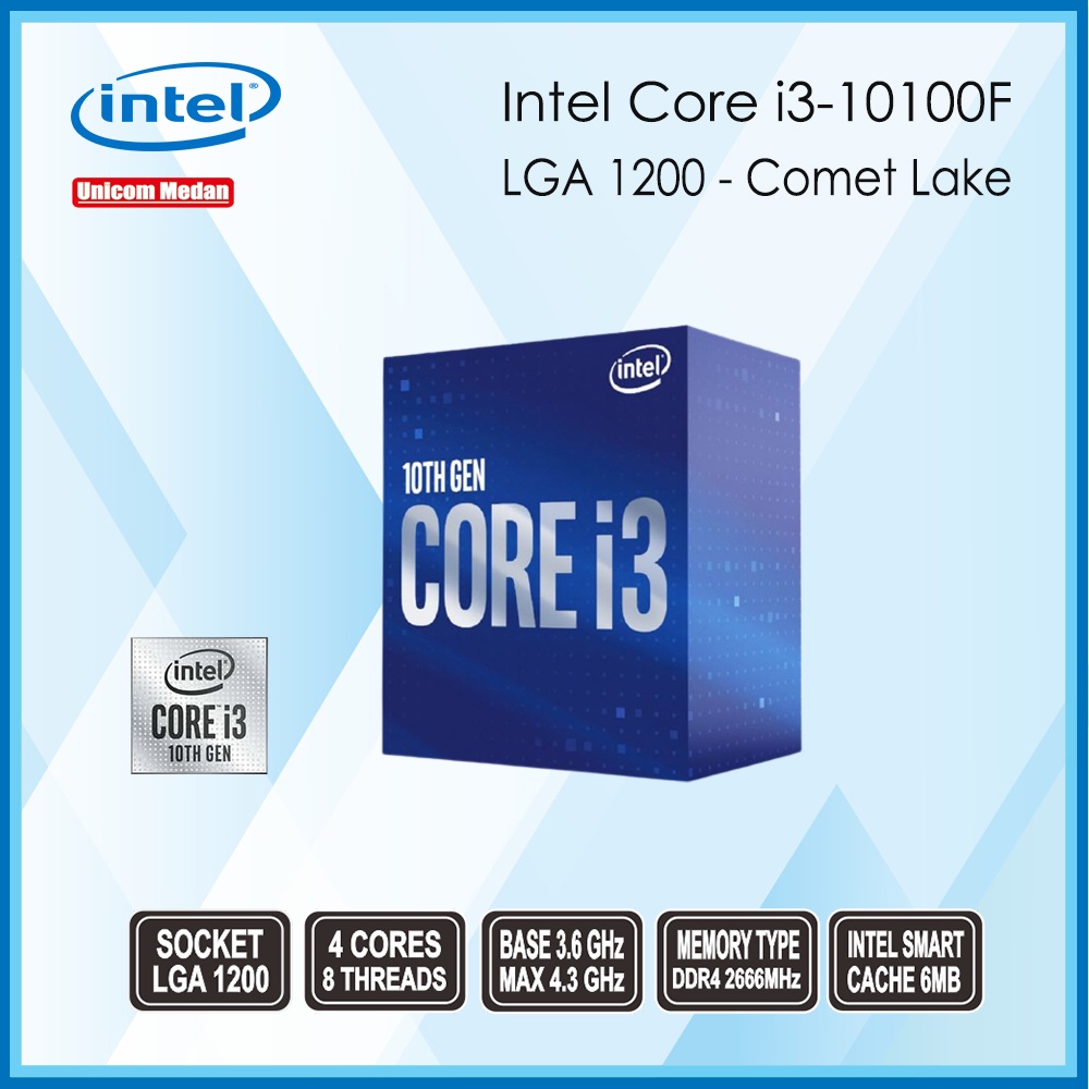 Jual PROCESSOR INTEL CORE I3 10100F | Shopee Indonesia