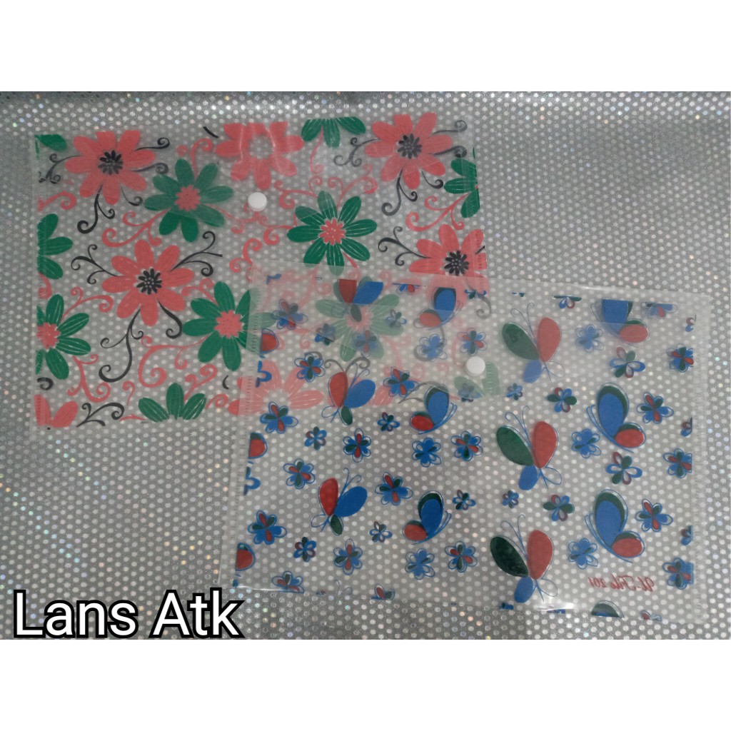 Jual Map Kancing File Motif / Map Plastik Kancing (U File) map file ...