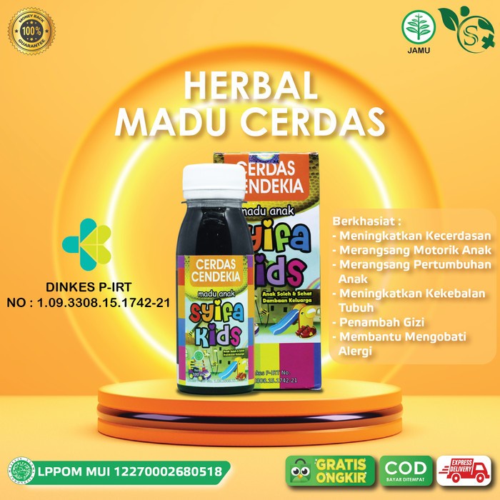 Jual Madu Syifa Kids Cerdas Cendekia Dan Sehat Alami Vitamin Nutrisi ...