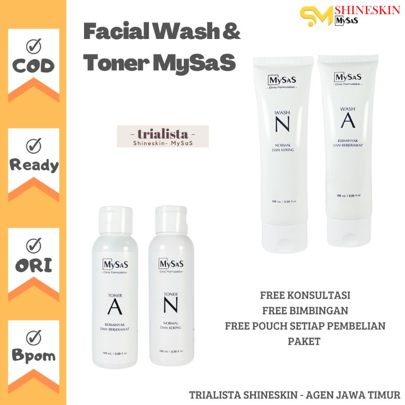 Jual MYSAS TONER A MYSAS TONER N MYSAS FACIAL WASH A MYSAS FACIAL WASH ...
