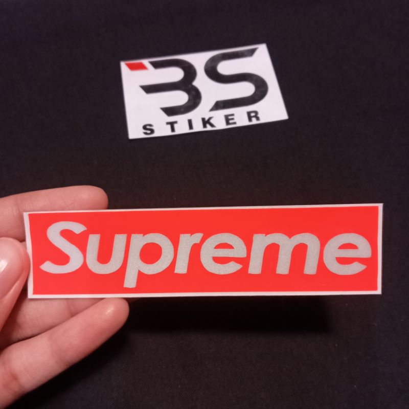 Jual STICKER SUPREME CUTTING STICKER CUTTING MOTOR CUTTING STICKER ...