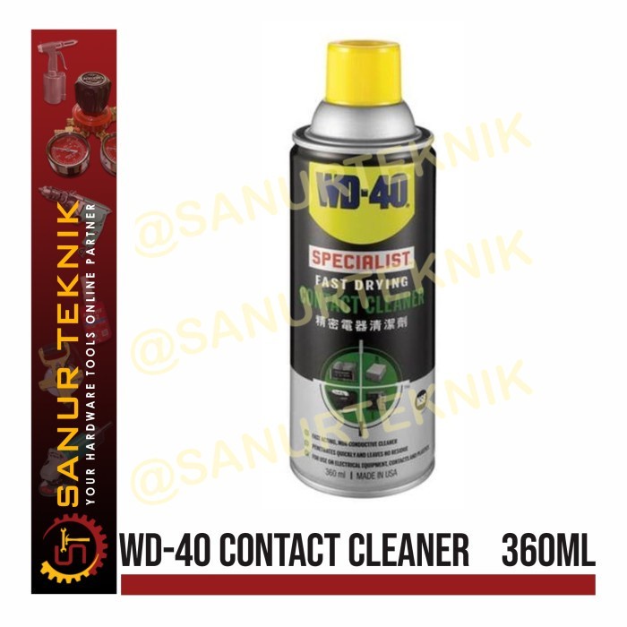 Jual WD40 WD 40 WD-40 CONTACT CLEANER PEMBERSIH ELEKTRONIK 360ml (PER ...