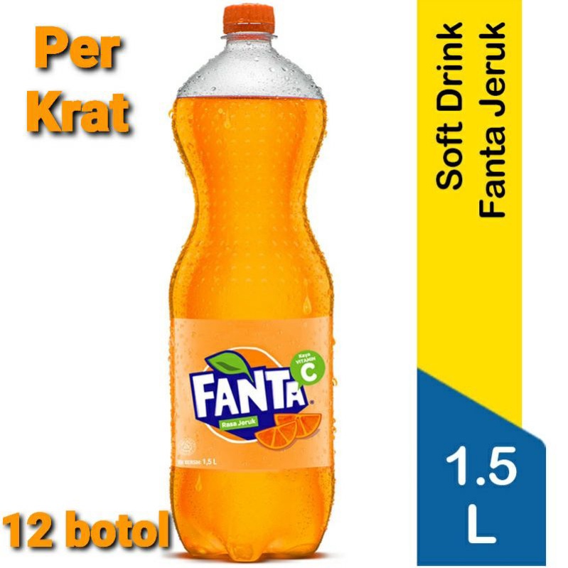 Jual Fanta 1,5L Isi 12 botol | Shopee Indonesia