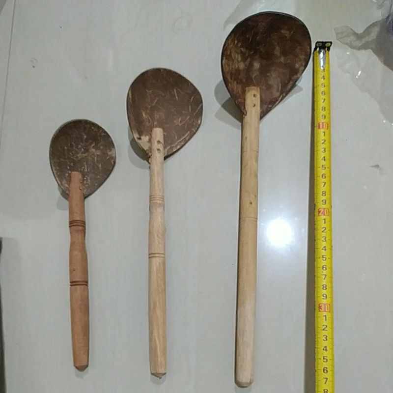 Jual Irus batok kelapa gagang panjang kayu bubut,irus bathok kelapa ...