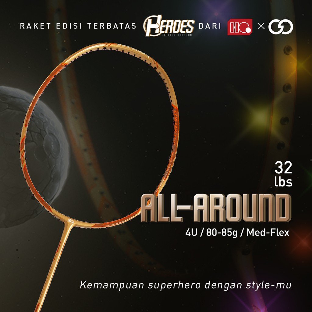 Jual Hi-Qua Raket Badminton Bulutangkis Special Edition Infinity Racket ...