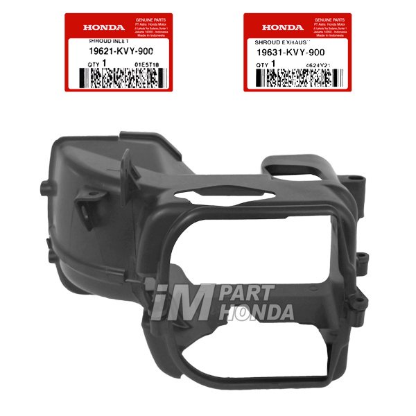 Jual ORI 19621-KVY-900 19631-KVY-900 Shroud In Ex Cover Tutup Mesin ...