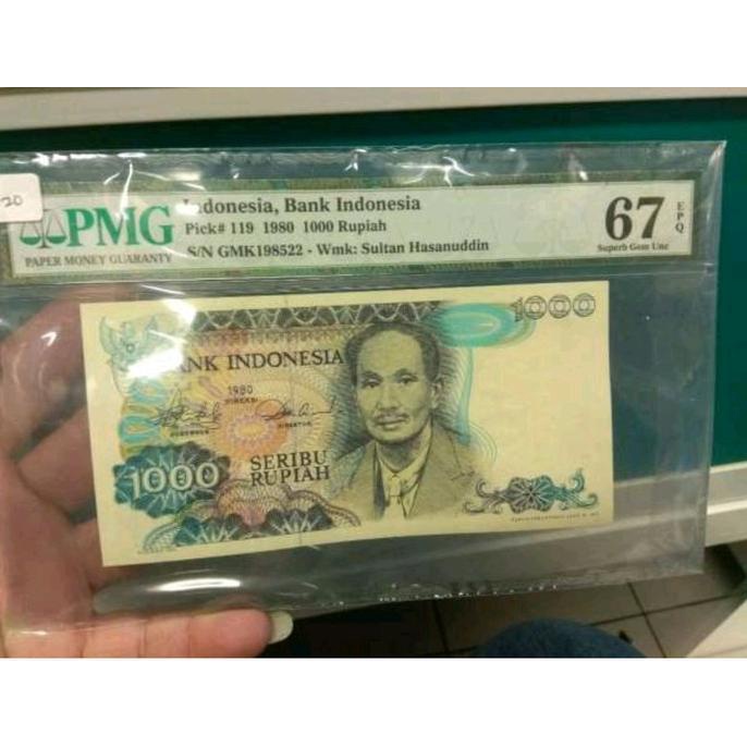 Jual Uang Kertas Kuno Indonesia Tahun 1980 , Dr.Soetomo , Sertifikat Pmg 67 | Shopee Indonesia