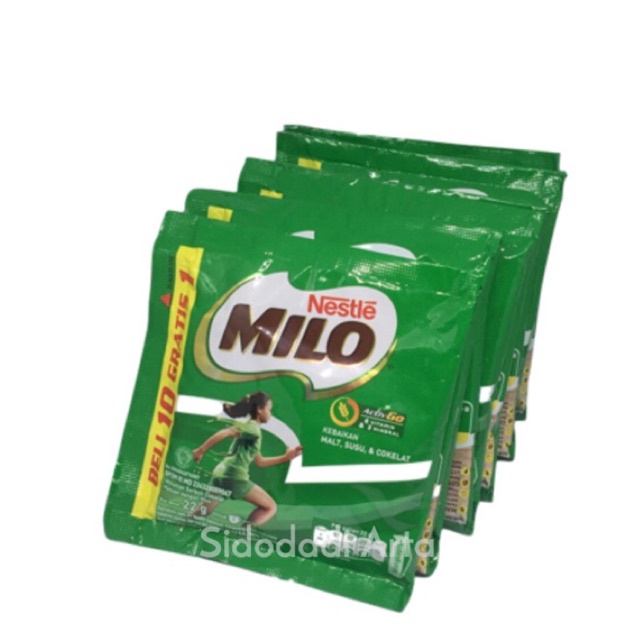 Jual MILO Minuman Serbuk Cokelat - Kemasan Sachet [22gr] | Shopee Indonesia