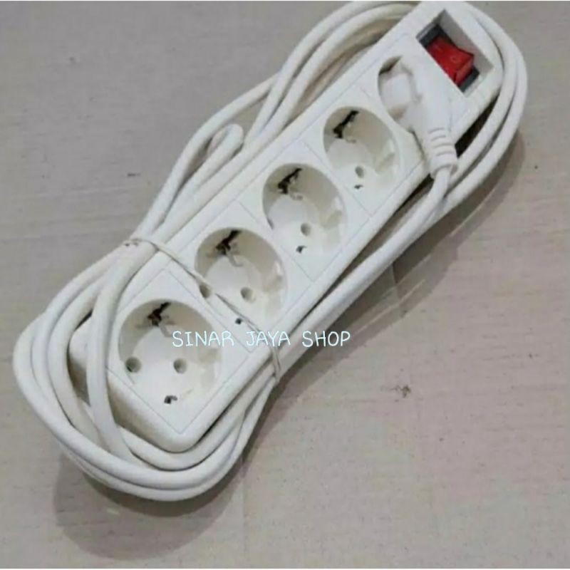Jual STOP KONTAK KABEL 5 LUBANG 5 METER | Shopee Indonesia