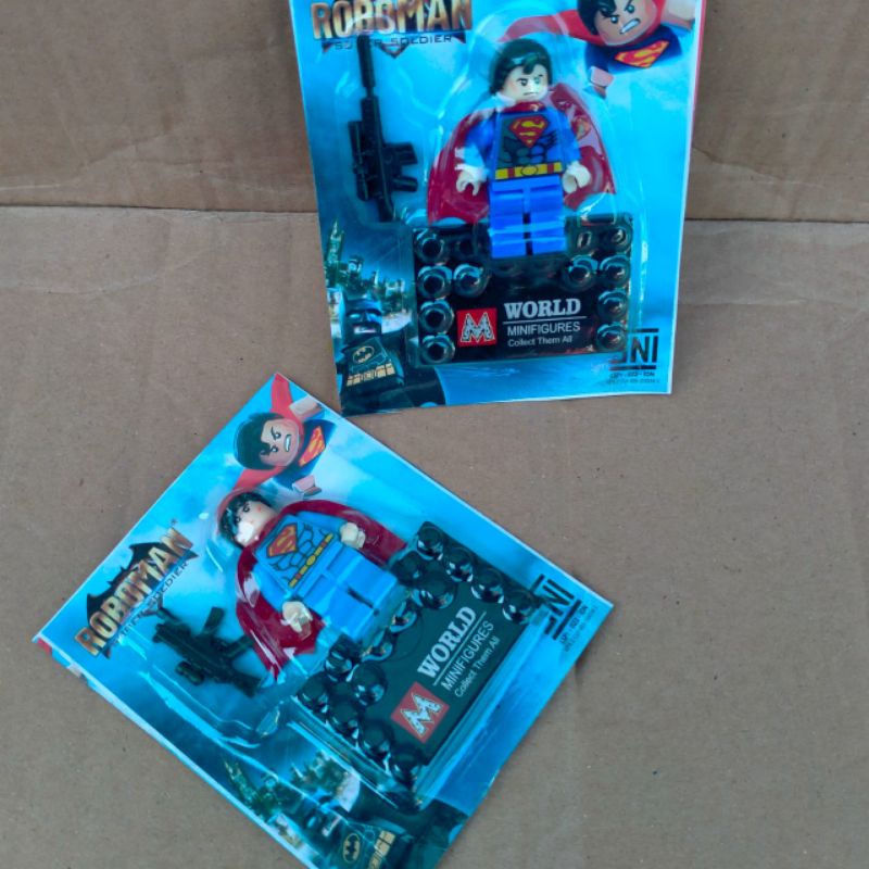 Jual 1 PCS MAINAN ROBOT RAKIT LGO SUPERMAN ROBOMAN SUPERMEN TERMURAH ...