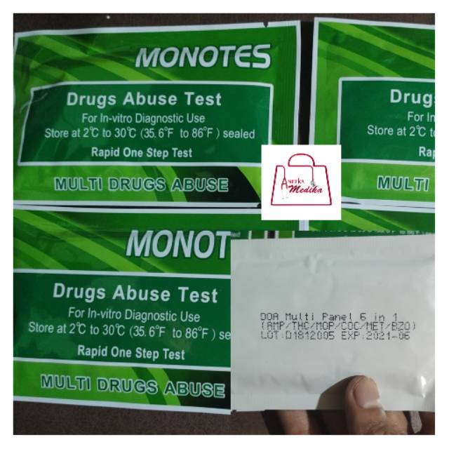 Jual MULTI DRUGS ABUSE MONOTES MULTI 6 | Shopee Indonesia