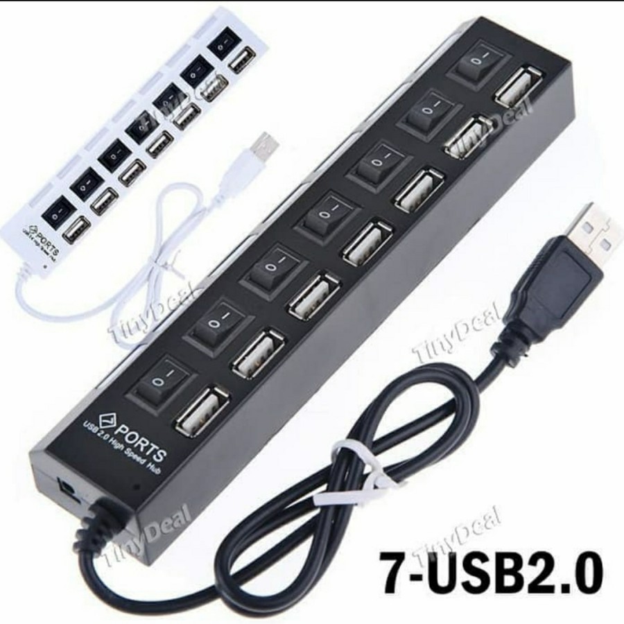 Jual USB HUB 4 PORT 4 USB ON/OFF - USB HUB 7 USB 7 PORT ON/OFF - BC ...