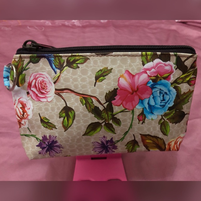 Jual Dompet Serbaguna/Pouch Serbaguna Motif Bunga (Real Pic) | Shopee Indonesia