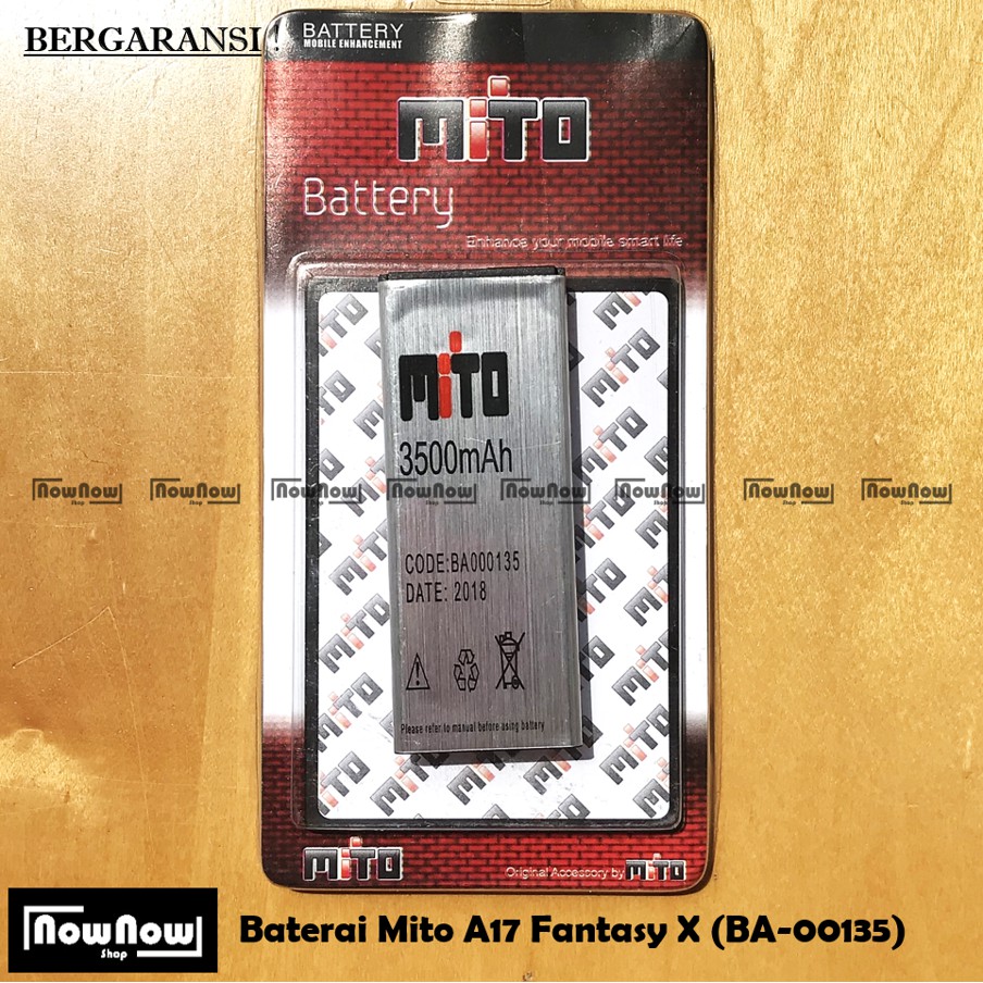 Jual Baterai Mito A17 Fantasy X BA-000135 Original Double Power Batre Batrai HP BA00135 | Shopee ...