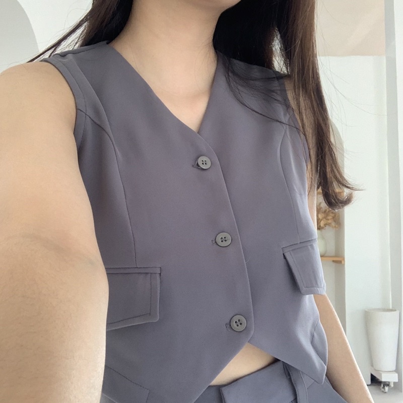 Jual Won Set / Anti Wrinkle Set / Vest / One Set | Shopee Indonesia