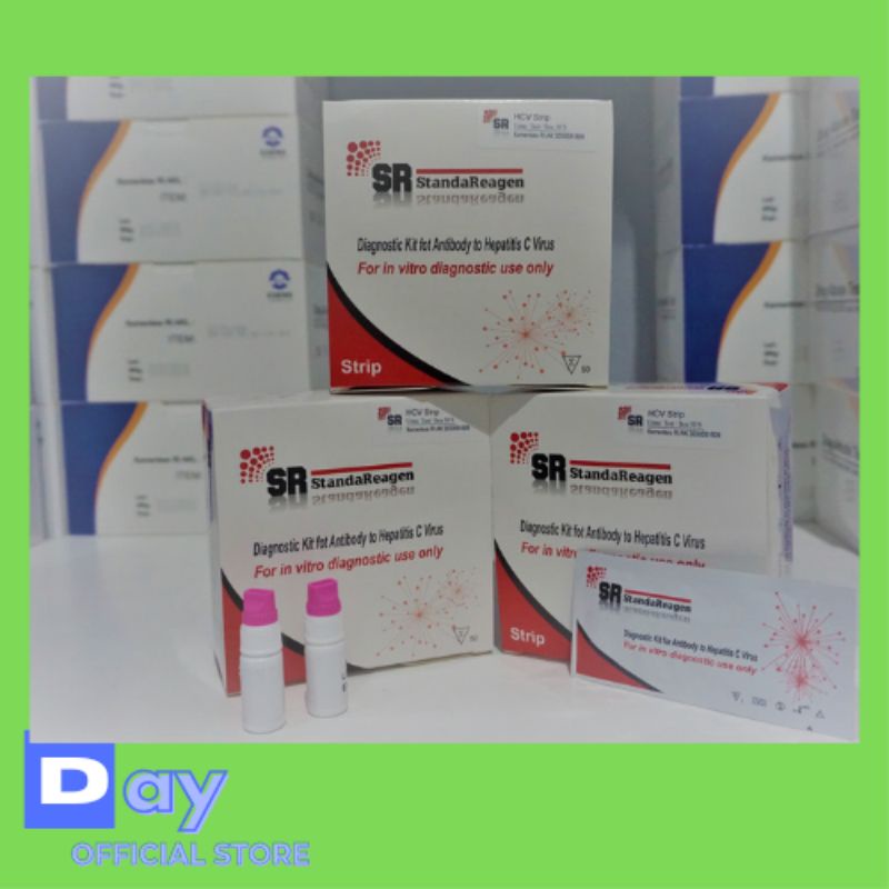 Jual SR test HCV strip 50test | Shopee Indonesia