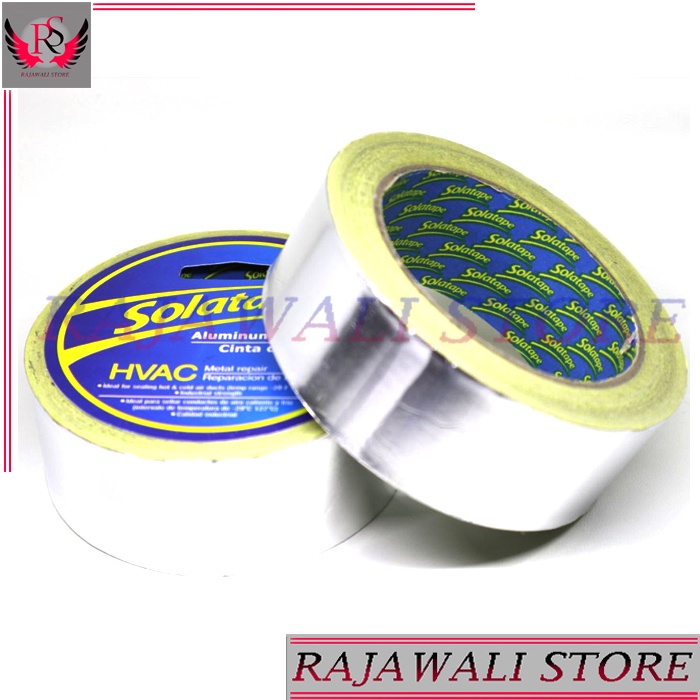 Jual Lakban Alumunium 38 MM X 19 METER SOLATAPE / LAKBAN ALUMUNIUM FOIL ...