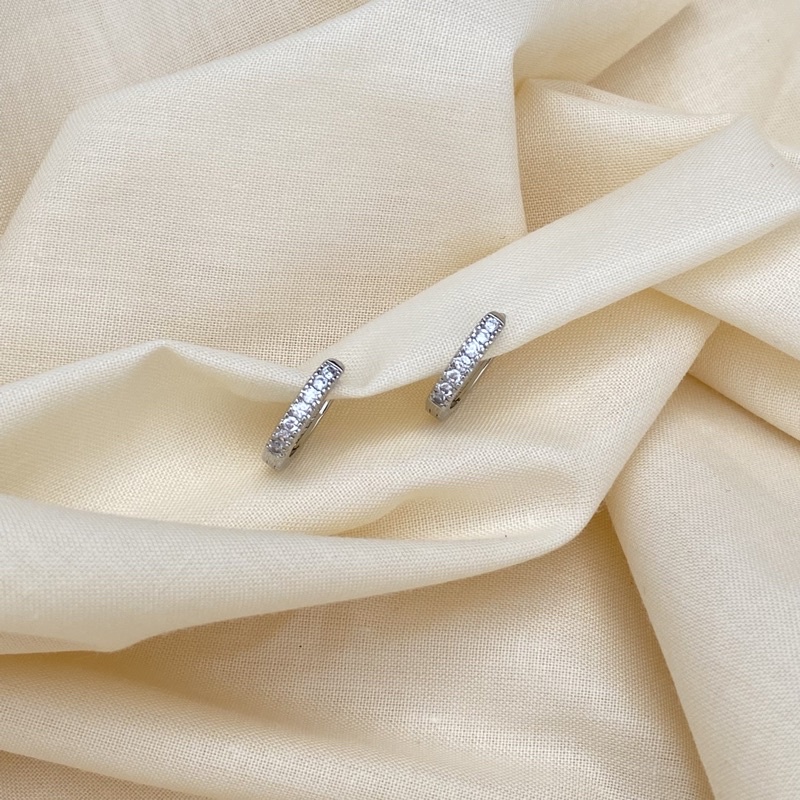 Jual Anting Silver Rhodium Anti Karat - Julie Earrings | Shopee Indonesia