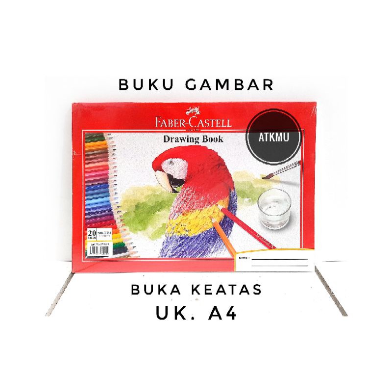 Jual Drawing Book A4 FABER CASTELL 200gr / Sketchbook Buku Gambar 20 ...