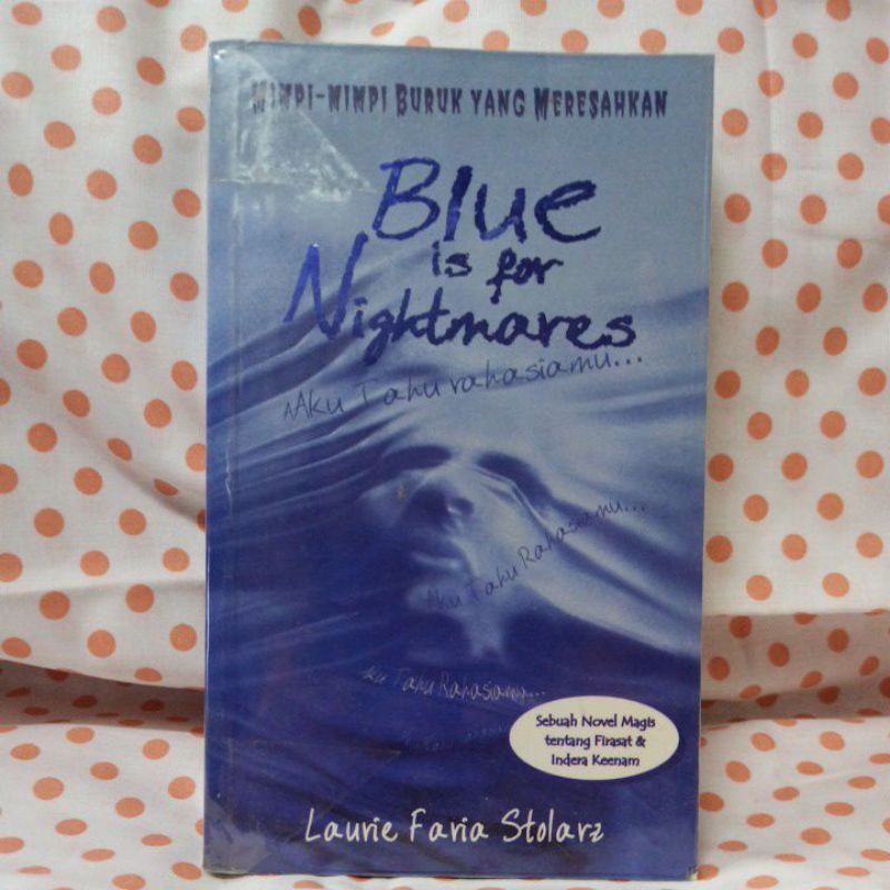 Jual Blue is For Nightmares - laurie Faria Stolarz | Shopee Indonesia
