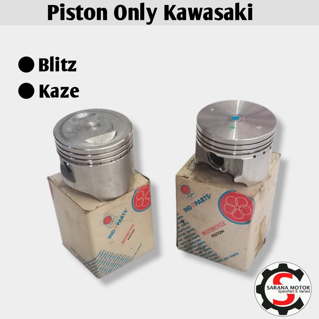 Jual Piston Only KAWASAKI Kaze / Kaze R INDOPARTS | Shopee Indonesia