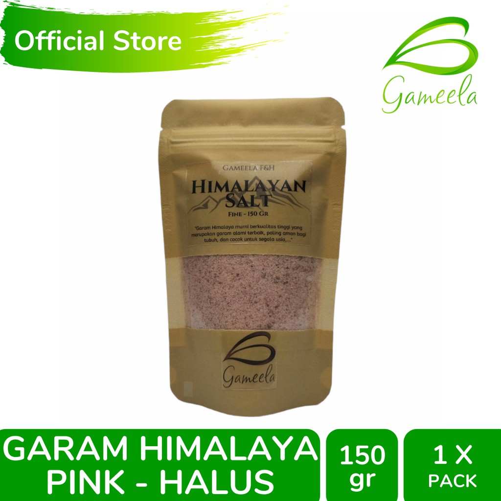Jual Gameela Himalayan Pink Salt Fine 150 Gr Garam Gunung Himalaya ...