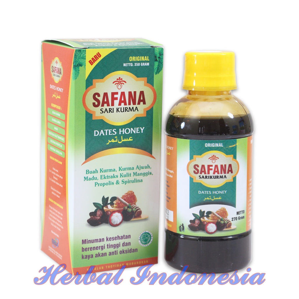 Jual Madu Sari Kurma Safana Original Isi 350gr - Minuman Kesehatan ...