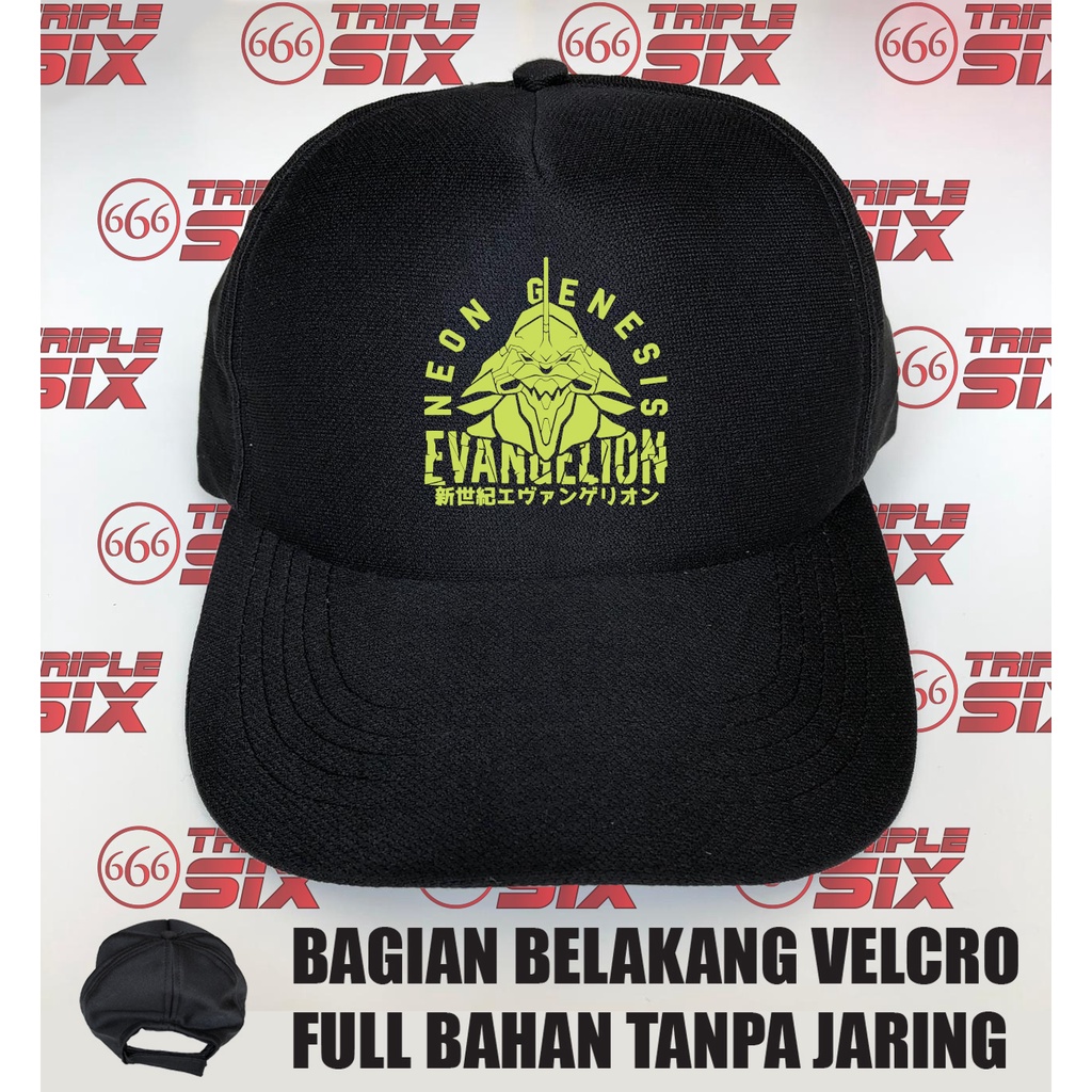 Jual Topi Baseball Velcro Anime Neon Genesis Evangelion Japan | Shopee ...