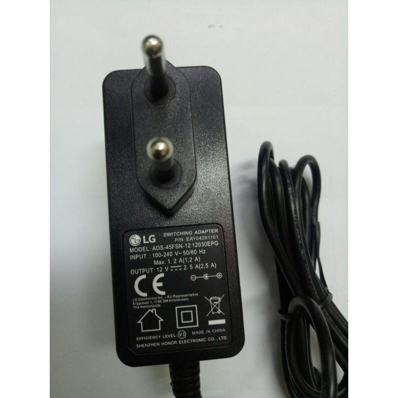 Jual adaptor monitor LG 12 volt 2,5 amper(oem) | Shopee Indonesia
