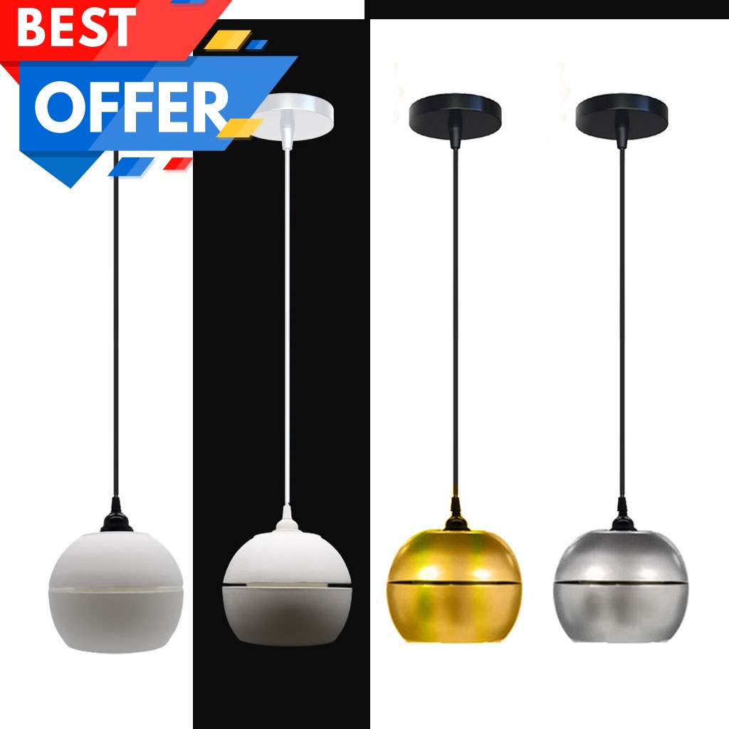 Jual Lampu gantung / Lampu hias / Lampu Cafe Minimalis 1 set type White ...