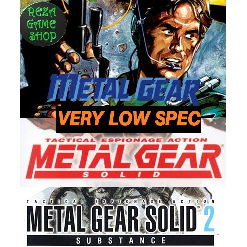 Jual Metal Gear Tri-Pack | MGS 1 + Solid + Solid 2 | ALL IN ONE | GAME ...