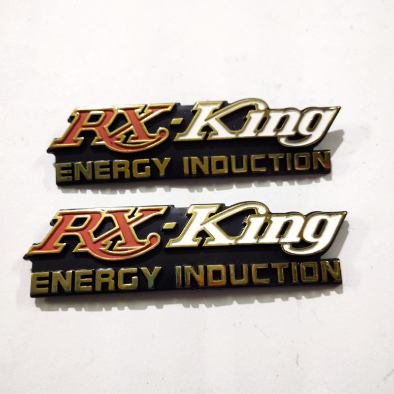 Jual Emblem RX King tulisan timbul rx king tutup aki box energi ...