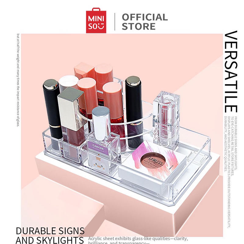 Jual Miniso Official Cosmetic and Jewelry Organizer Multifunctional ...