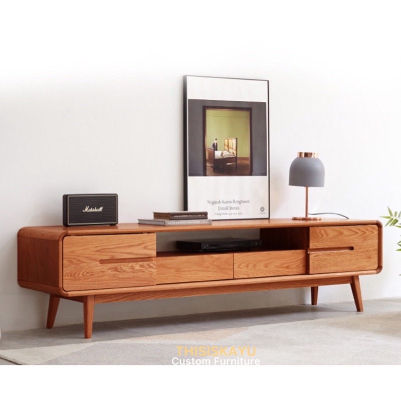 Jual BUFFET TV KAYU JATI MINIMALIS BERGAYA KLASIK MODERN | BUFFET TV ...