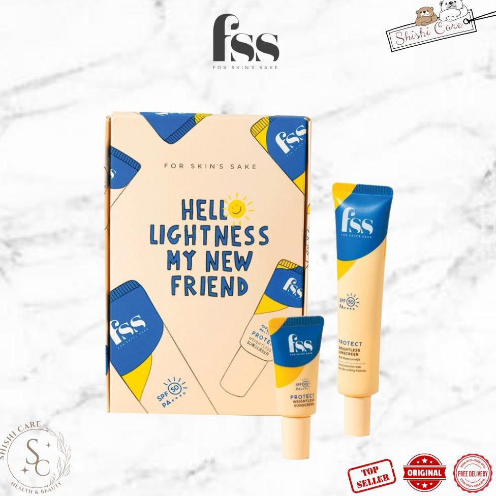Jual FSS For Skin's Sake Protect Weightless Sunscreen SPF 50 PA++++ (ART. J123) | Shopee Indonesia