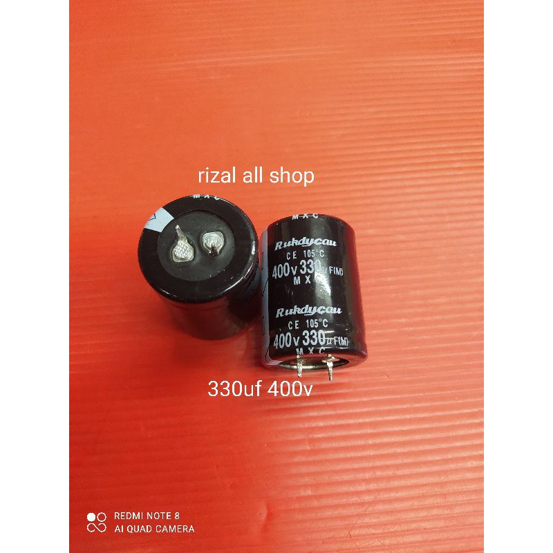 Jual Elco rubycon 330uf 400v | Shopee Indonesia