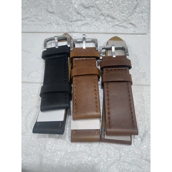 Jual Strap Tali Jam Tangan Zamora Genhuin Lather /Tali Kalep Tebal ...