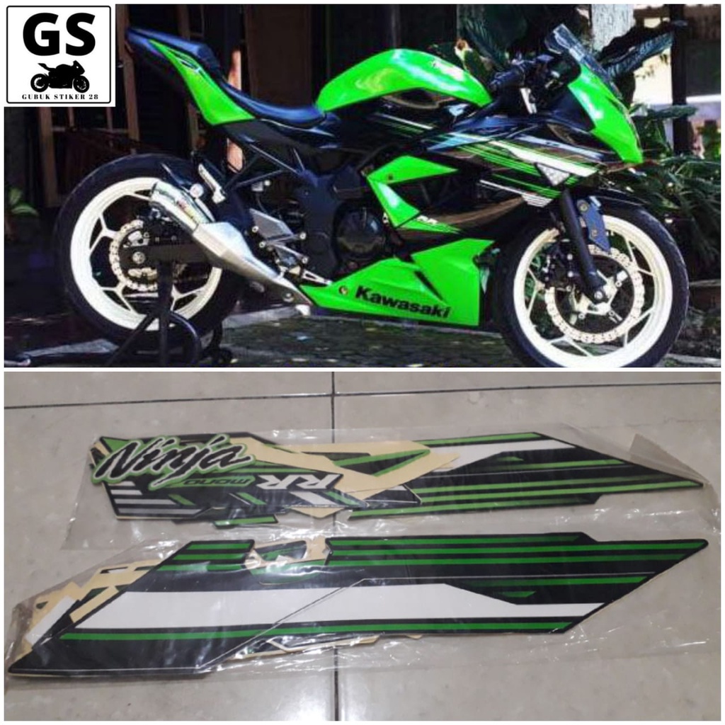 Jual STRIPING STIKER LIS BODY MOTOR KAWASAKI NINJA 250 RR MONO SL TAHUN ...