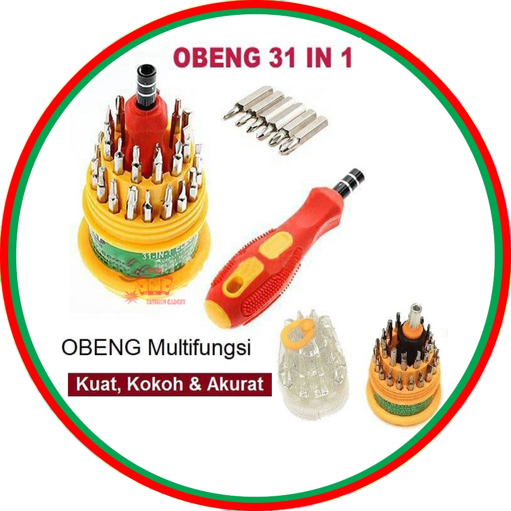 Jual Obeng Set Laptop Obeng 31 in 1 Obeng Elektronik Reparasi 31in1 Obeng Set Magnetic 31 in 1 ...